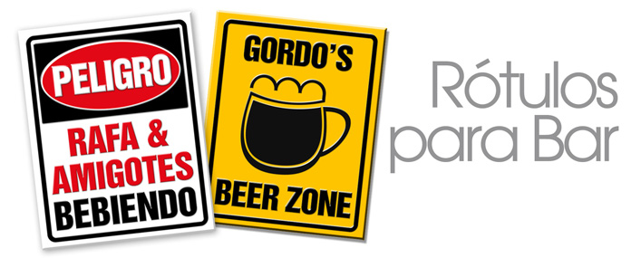 Rótulos para Bar - Rtulos para Bar